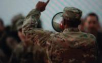 China 0.3kg Wireless Military Megaphone Hand Held With Whistle 540 X 330 X 540MM for sale