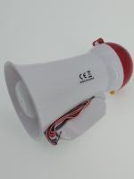 China Cheerleading Compact Megaphone 200 Meters Cheer Megaphone With Handle for sale