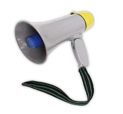 China School Portable Megaphone Speaker 1500mAh Battery Operated Megaphone for sale