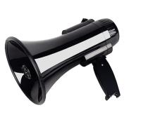 China Portable Lithium Military Megaphone 50W 0.3KM Range Volume Control for sale