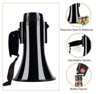 China Military Portable Megaphone Speaker 8h 50 Watt Megaphone With Safety Siren for sale