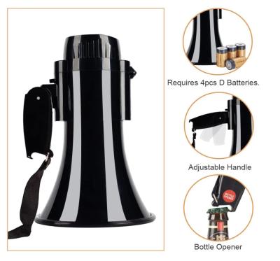 China Military Portable Megaphone Speaker 8h 50 Watt Megaphone With Safety Siren for sale