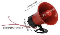 China 240-Seconds Recording Bullhorn Red Cheer Megaphone For Public Address for sale