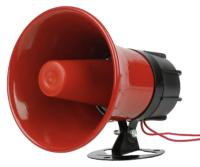 China ABS Plastic Lightweight Megaphone USB MP3 Bullhorn Speaker For Car for sale