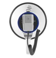 China 8 Ohm Multifunctional Megaphone Flashing Lights USB Port Portable Microphone for sale