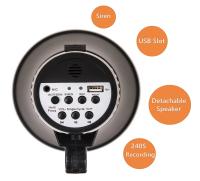 China 1500mAh Portable Lithium Megaphone With Battery 70Hz - 20KHz 120dB for sale