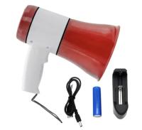 China Electric battery operated bullhorn Megaphone Outdoor Bullhorn Speakers ABS Housing for sale