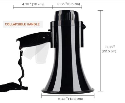China Public Address 20W Outdoor Bullhorn Speakers Megaphone Bluetooth 235 X 200 X 330MM for sale