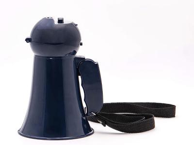 China Public Speech Mini Portable Public Megaphone Built In Siren 200 X 325MM for sale