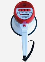 China Siren Battery Powered Megaphone With Battery Bullhorn 0.3 - 0.5KM for sale