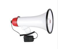 China 7in Lithium Battery Operated Bullhorn Plastic Mega Phone Record Voice  TF Card for sale