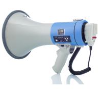 China 8 X 1.5V 25W Recording Megaphone 260S Time Police Siren Horn Recording Voice for sale