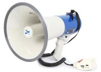 China Adjustable Volume Police Siren Horn Hand Held Megaphone 7.4V To 12V for sale