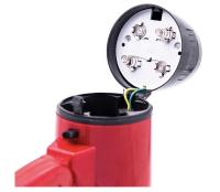 China Red 15w ABS Portable Siren Megaphone 8 Hours Horn Tweeter Battery Operated Bullhorn for sale