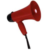 China 0.2 To 0.3KM Weatherproof Outdoor Horn Speakers Battery Powered Megaphone for sale