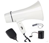 China 0.035KW 0.8KM Handheld Megaphone Bullhorn High Power Megaphones for sale