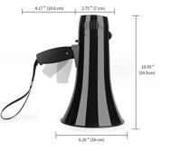 China 20W Wireless Megaphone Bluetooth Speaker Rechargeable Portable Lithium Megaphone for sale