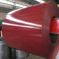 China PPGI 0.45mm THK Color Coated Coil RAL3001/3002 PE JISG3312 for sale