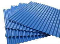 China Bule Galvanized Roofing Steel Sheet Water Ripple Type 18-76-800mm for sale