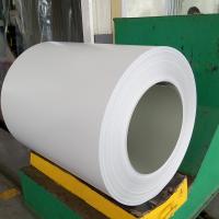 China PPGI 0.7mm THK White Prepainted Galvanized Steel Coil RAL9016  PE JISG3312 for sale