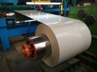 China PPGI 0.7mm THK White Prepainted Galvanized Steel Coil RAL9016  PE JISG3312 for sale