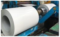 China PPGI 0.7mm THK White Prepainted Galvanized Steel Coil RAL9016  PE JISG3312 for sale