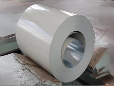 China PPGI 0.7mm THK White Prepainted Galvanized Steel Coil RAL9016  PE JISG3312 for sale