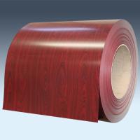 China PPGI 0.5mm THK  Prepainted Galvanized Steel Coil PE JISG3312 Wood Grain Customization for sale