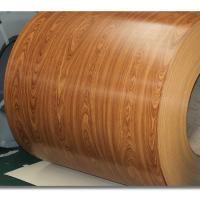 China PPGI 0.5mm THK  Prepainted Galvanized Steel Coil PE JISG3312 Wood Grain Customization for sale