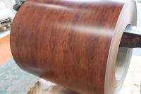 China PPGI 0.5mm THK  Prepainted Galvanized Steel Coil PE JISG3312 Wood Grain Customization for sale