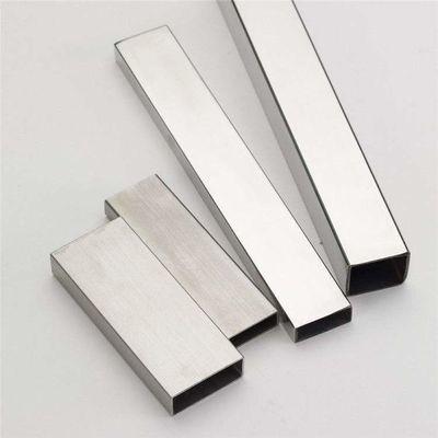 China Stainless Steel Seamless Rectangular Tube ASTM A213 TP304 0.6mm to 5.75mm Thickness for sale