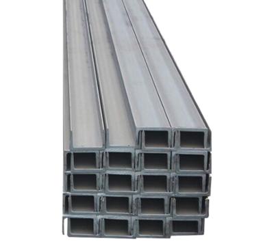 China Hot Dip Galvanized Steel C Channel 50mm U Beam 2 Inch 6 Inch Metal Strut for sale