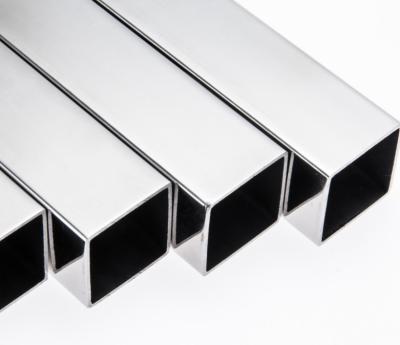 China A312 304L SS 316 Seamless Square Rectangle Steel Pipe Tubing 0.6mm-5.75mm for sale