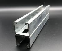 China Double Unistrut Channel Steel Beam Profile 41x41mm 2 Sided Bracket for Construction for sale