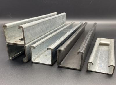 China Double Unistrut Channel Steel Beam Profile 41x41mm 2 Sided Bracket for Construction for sale