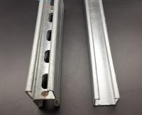 China Double Unistrut Channel Steel Beam Profile 41x41mm 2 Sided Bracket for Construction for sale