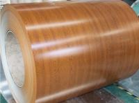 China Printed Ppgi Steel Coil Wood Pattern Zero Spangle Gi Sheet 508mm  610mm for sale