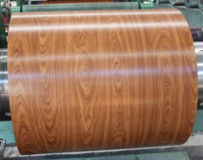 China Printed Ppgi Steel Coil Wood Pattern Zero Spangle Gi Sheet 508mm  610mm for sale