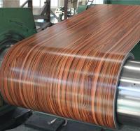 China Printed Ppgi Steel Coil Wood Pattern Zero Spangle Gi Sheet 508mm  610mm for sale