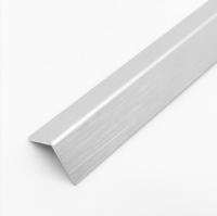China Brushed Anodized 3 Sided Aluminum Corner Guard Protectors 90 Degree Edge Profile Angles for sale