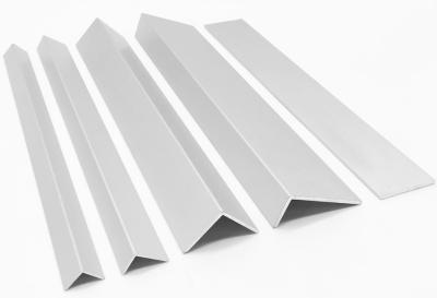China Brushed Anodized 3 Sided Aluminum Corner Guard Protectors 90 Degree Edge Profile Angles for sale
