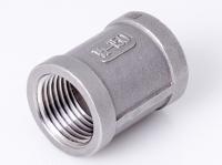 China 150lbs 1/2 1/4 BSP Stainless Steel Female Threaded Equal Coupling Socket Banded for sale