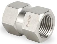 China 3/4 NPT Female Hex Coupling SS 316 316L 6000 PSI Instrument Pipe Fitting for sale