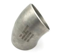 China 304 Stainless Steel 45 Degree Butt Weld Pipe Elbow ASME B16.9 SUS630 AISI630 for sale