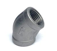 China 304 Stainless Steel 45 Degree Butt Weld Pipe Elbow ASME B16.9 SUS630 AISI630 for sale