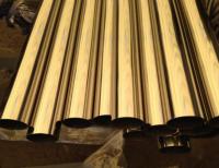 China Golden Stainless Steel Pipe 304 316 201 ASTM A554 1/2 Inch 21mm 22mm Round Square Tube for sale