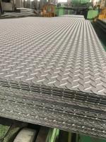 China Hot Rolled Stainless Steel Checkered Plate SS304 Diamond Anti Slip 120mm Thickness for sale