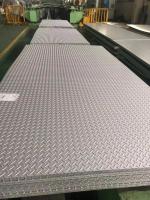 China Hot Rolled Stainless Steel Checkered Plate SS304 Diamond Anti Slip 120mm Thickness for sale
