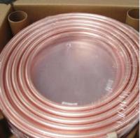 China ASTM B280 Copper Tube 99.9% Pure Straight Pipe Coil for Air Conditioner 6m Length for sale