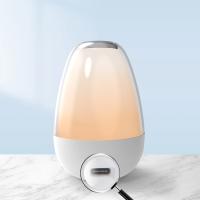 China Ultrasonic 5W USB 5V Aroma Diffuser Humidifier White Plastic LED Humidifiers for sale